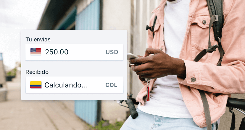 Envía o transfiere dinero en línea desde los Estados Unidos a Colombia ...