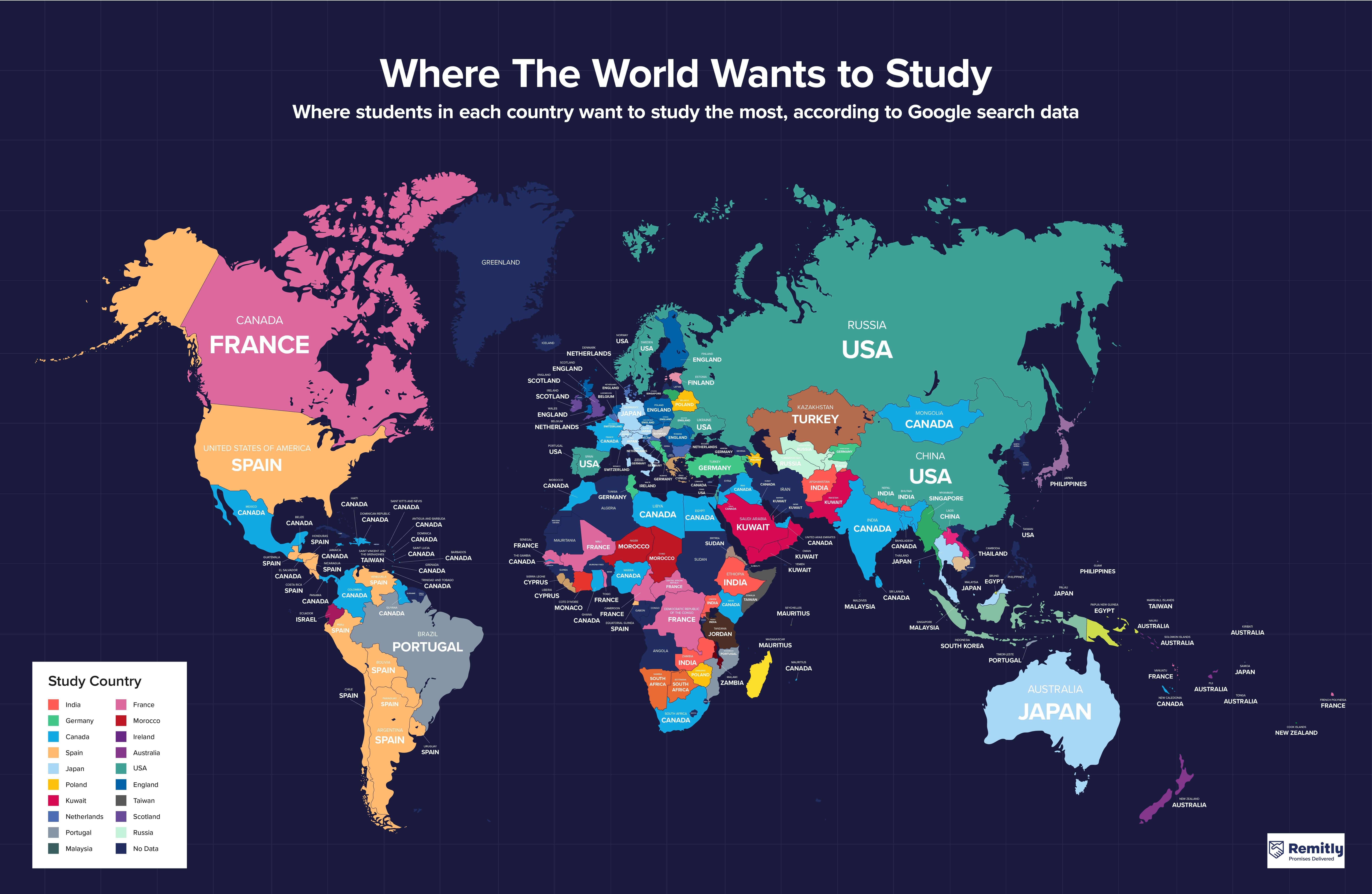 The Most Popular Countries To Study In Remitly The Most Popular Countries To Study In Remitly